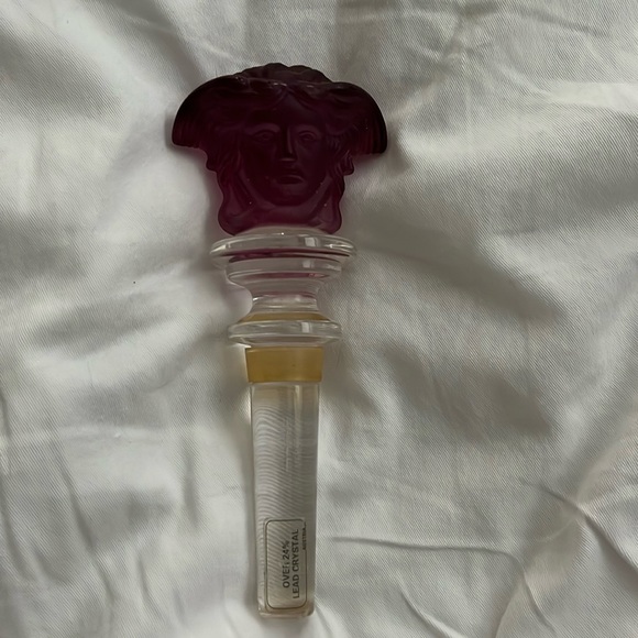 Versace | Dining | Versace Austrian Crystal Wine Topper Frosted ...